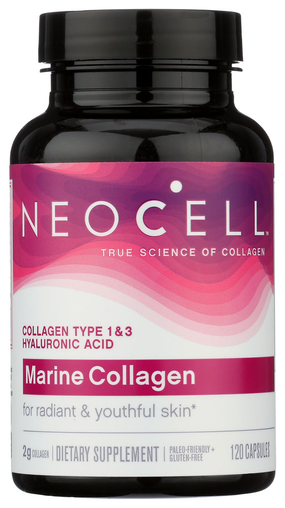 NEOCELL: Marine Collagen Plus HA, 120 Capsules — No Brand For Less