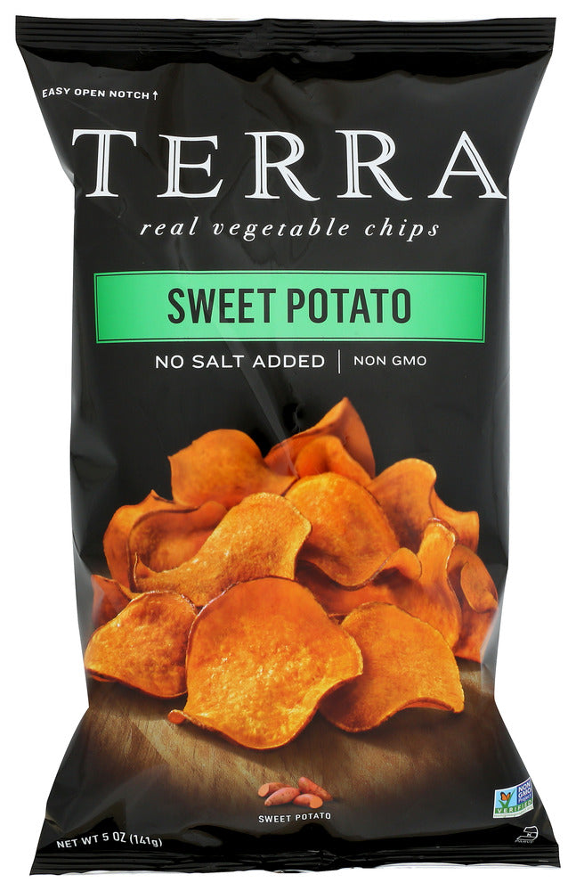 TERRA CHIPS: Plain Sweet Potato Chips, 6 oz — No Brand For Less